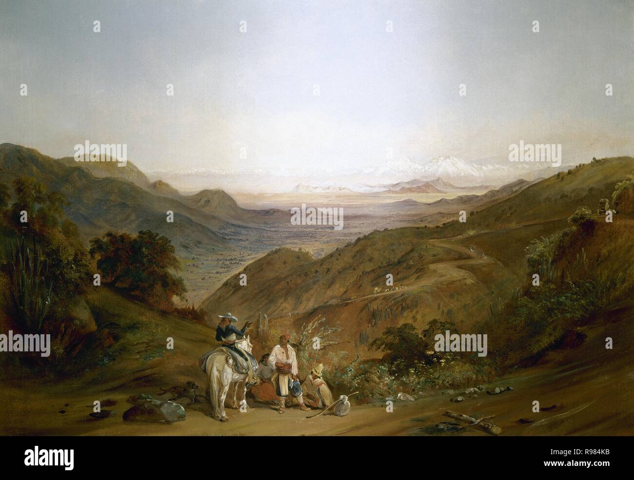 Johann Moritz Rugendas (1802-1858). German painter. Rider with two ...