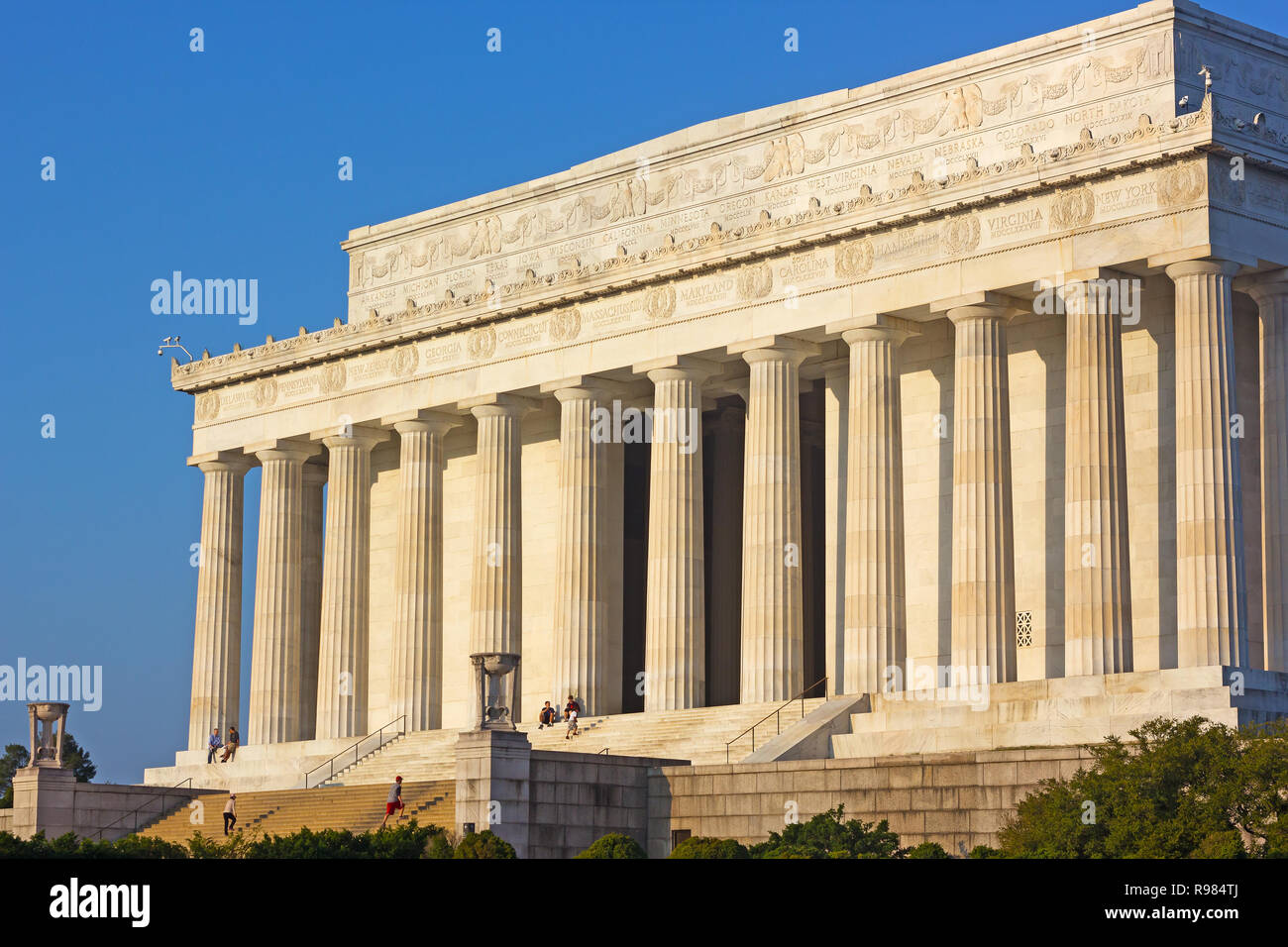 Lincoln memorial steps exercise hi-res stock photography and images - Alamy