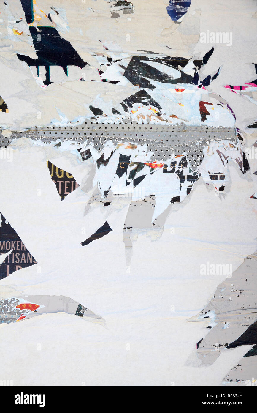 Peeling poster layers hi-res stock photography and images - Alamy