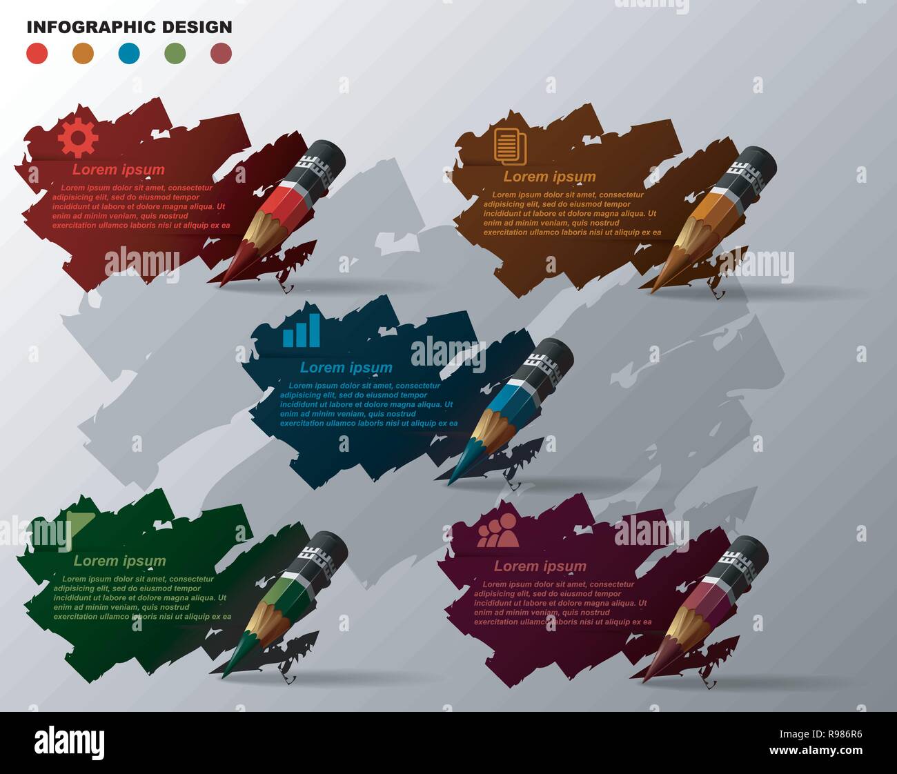 Infographics business chart design Stock Vector Images - Alamy