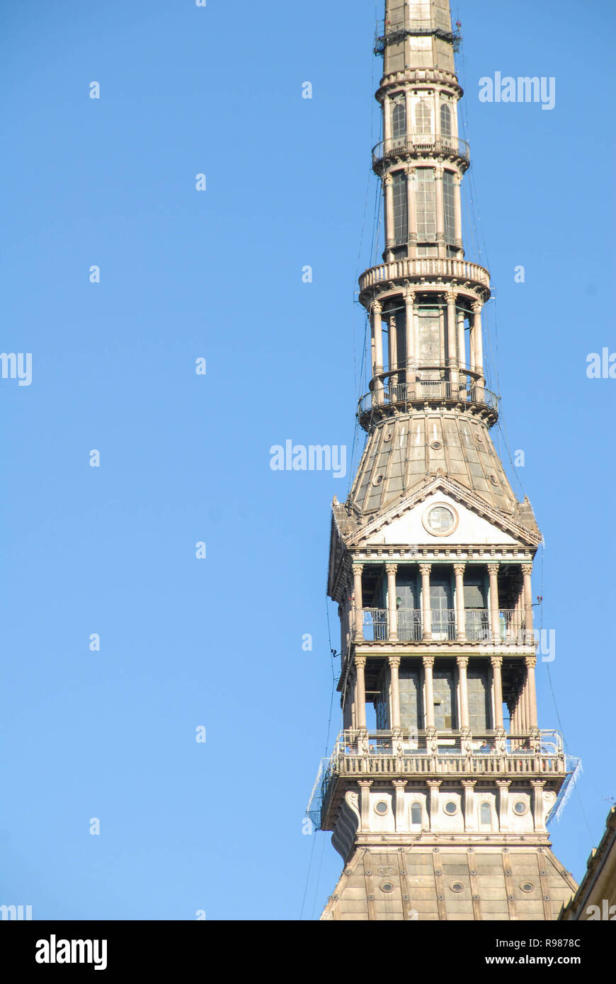 Mole Antonelliana symbol of the city of Turin - Piedmont, Italy Stock ...