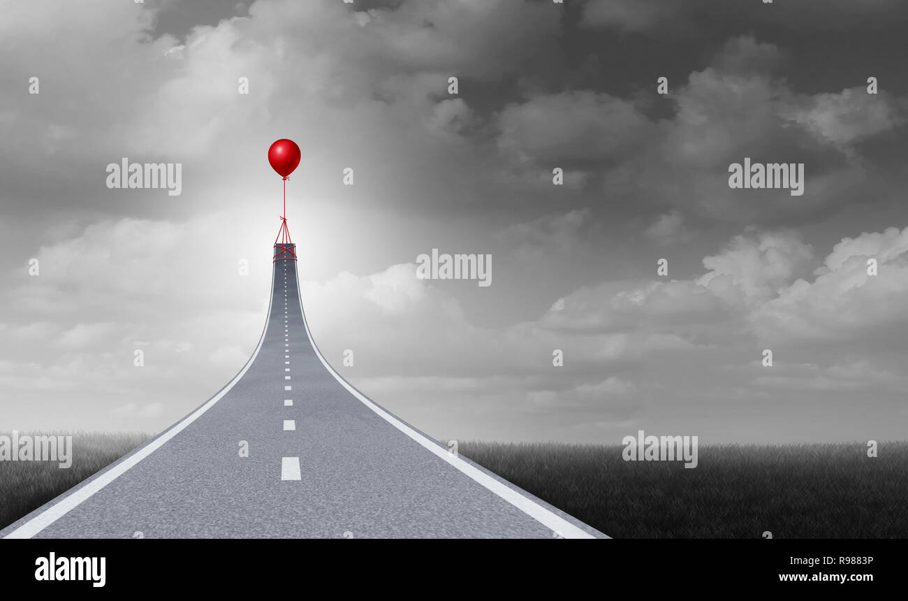 Business success concept and financial ambition strategy with 3D ...