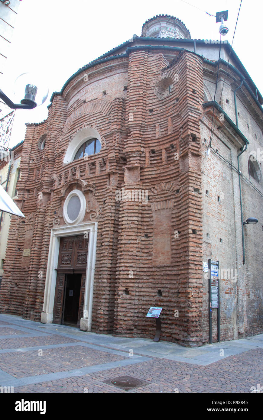 Church in Alba, Piedmont - Italy Stock Photo - Alamy