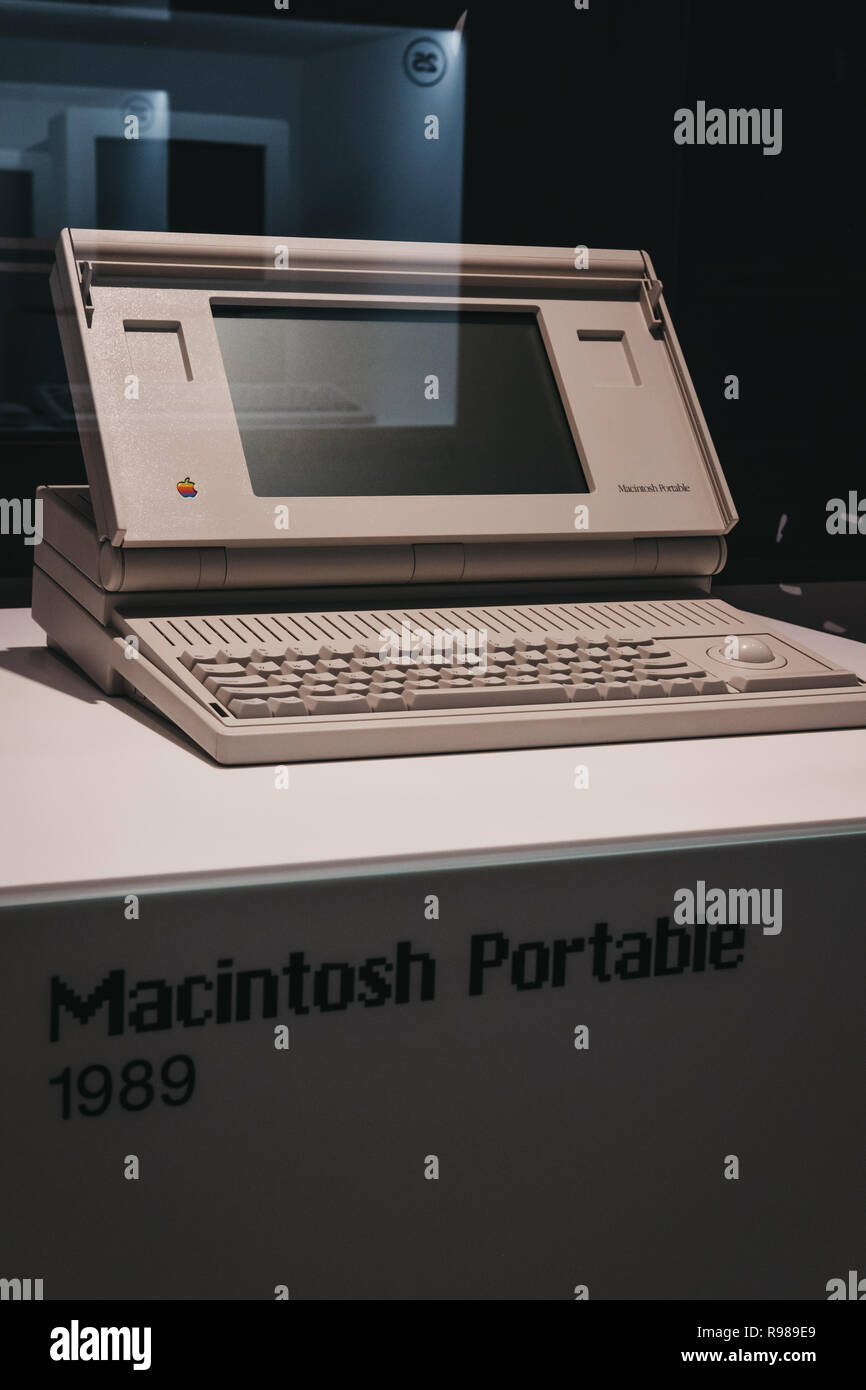 Retro portable computers hi-res stock photography and images - Alamy