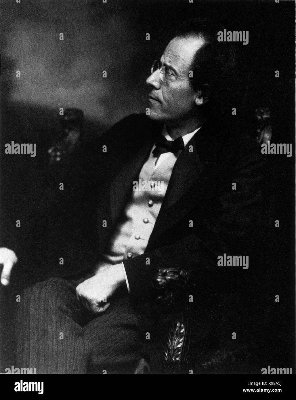 Conductor gustav mahler Black and White Stock Photos & Images - Alamy