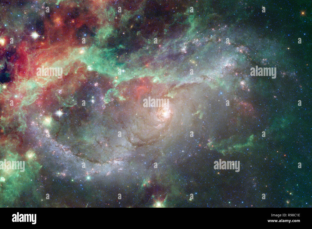 Beautiful space background. Cosmoc art. Elements of this image ...