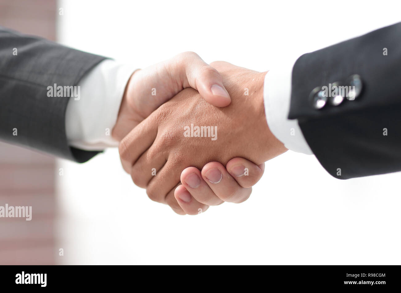 closeup.handshake of business partners Stock Photo - Alamy