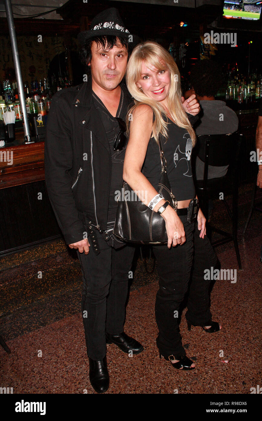 NEW YORK - JULY 22: Musician Johnny Black and Wicked Threads Designer ...