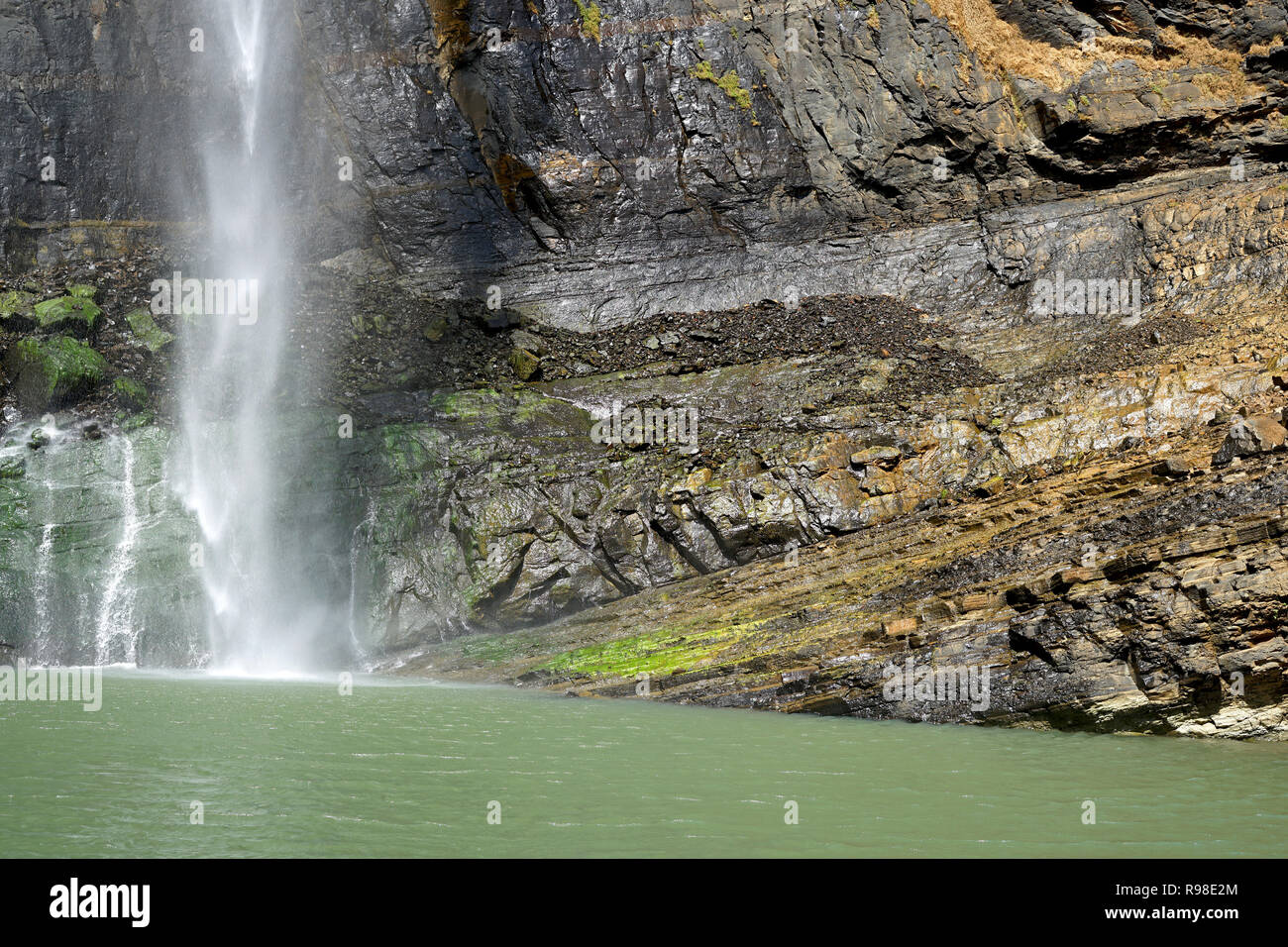 Curug Cikanteh Waterfall, Geopark Ciletuh, Sukabumi, West Java ...
