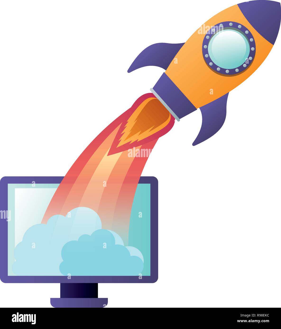 Flight monitor screen Stock Vector Images - Alamy