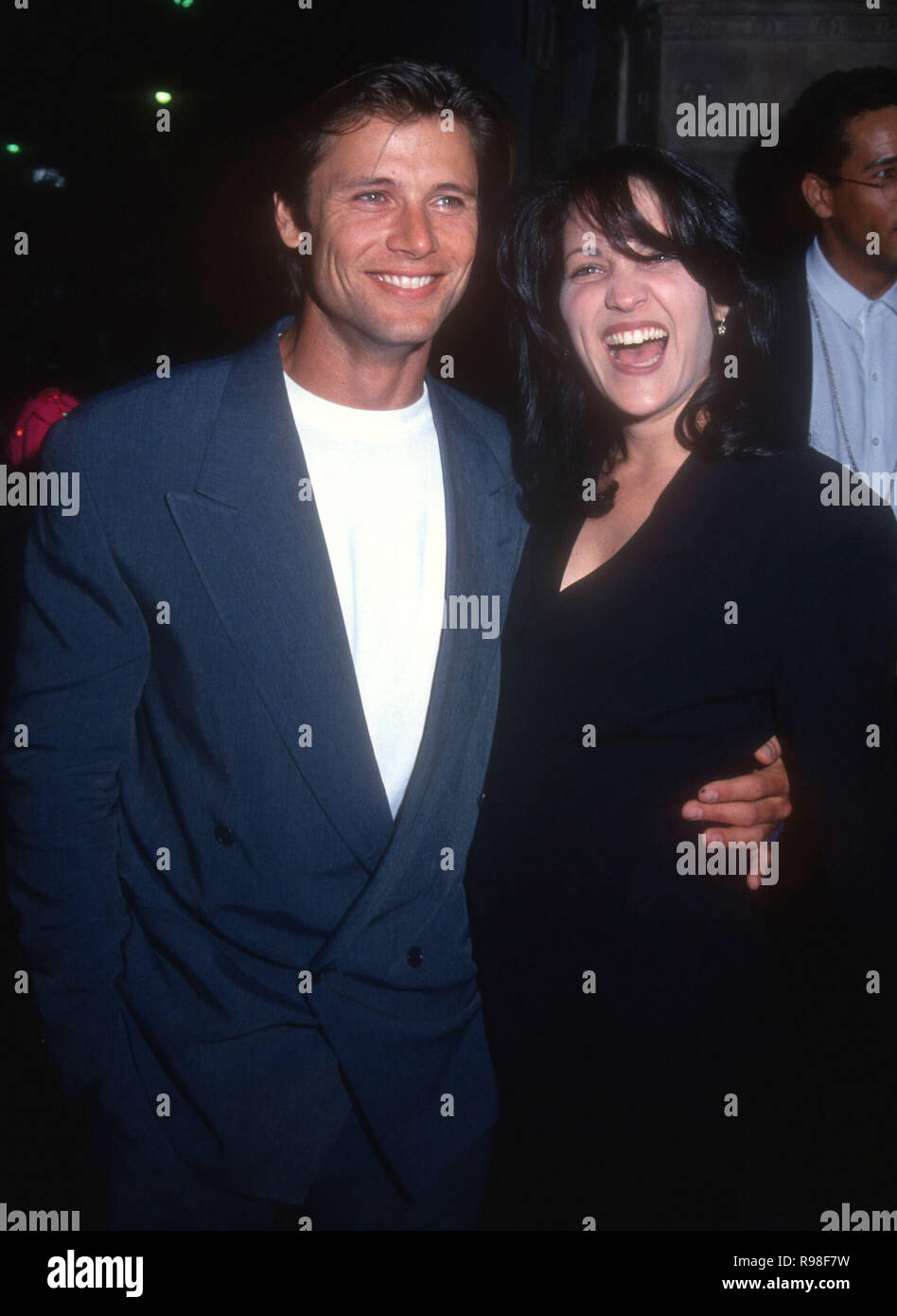 BEVERLY HILLS, CA - MAY 12: Actor Grant Show and publicist Robin Baum ...