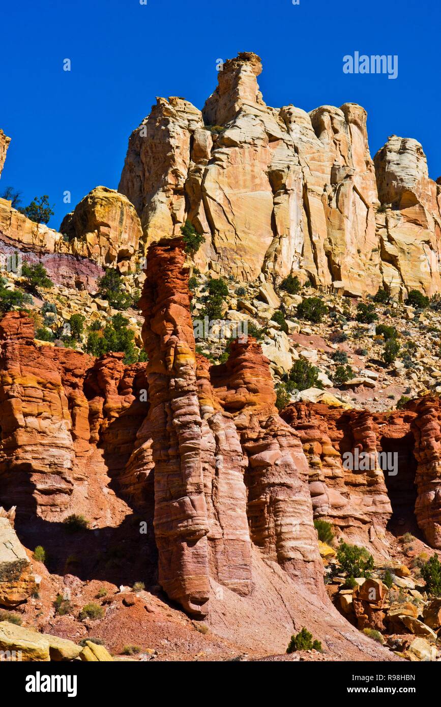 Utah, Boulder, Burr Trail Road Stock Photo - Alamy