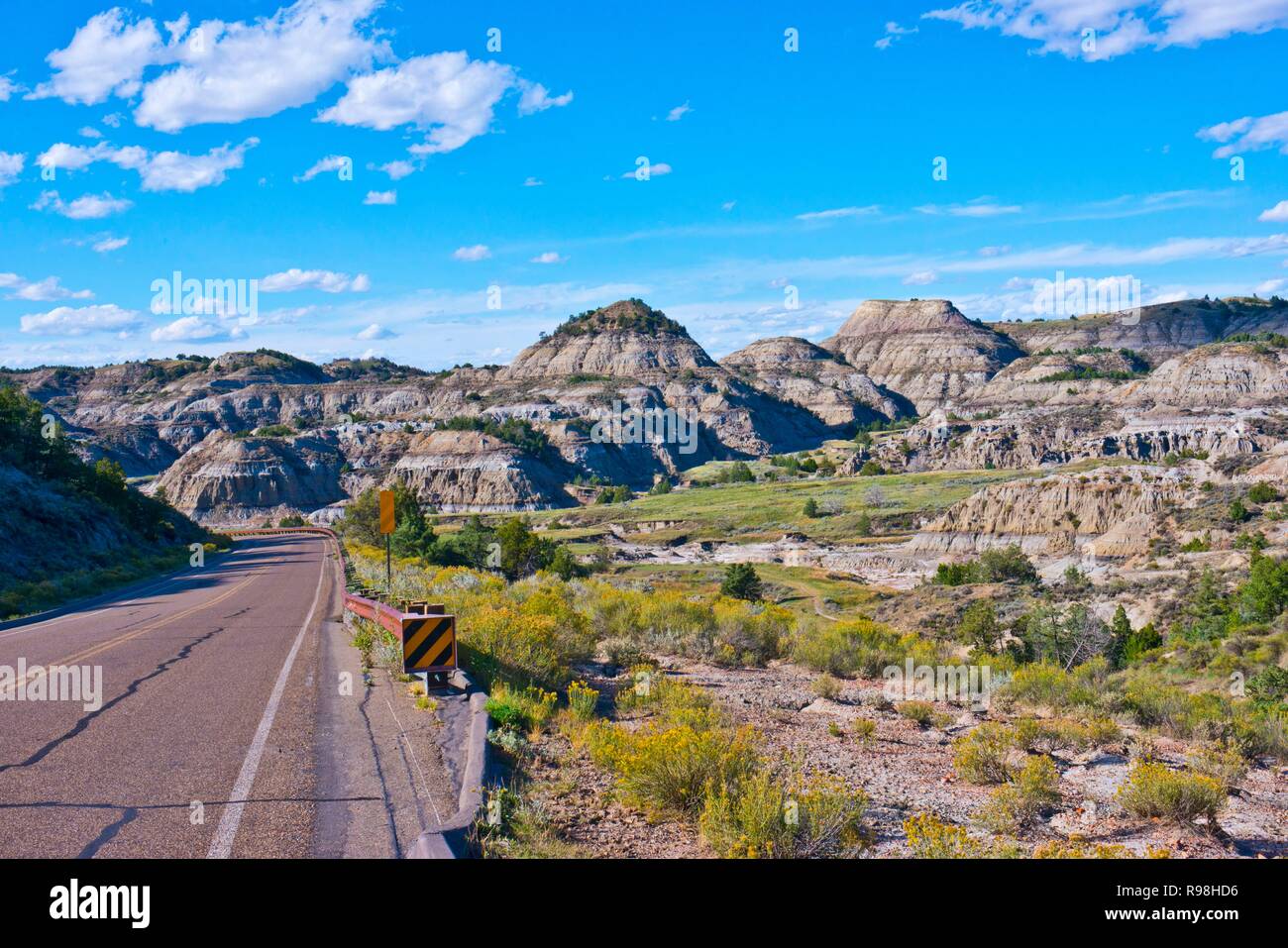North Dakota, Medora, Theodore Roosevelt National Park, South Unit ...