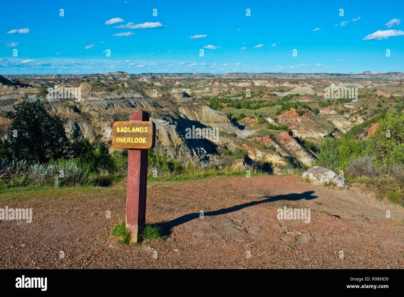 North Dakota, Medora, Theodore Roosevelt National Park, South Unit ...