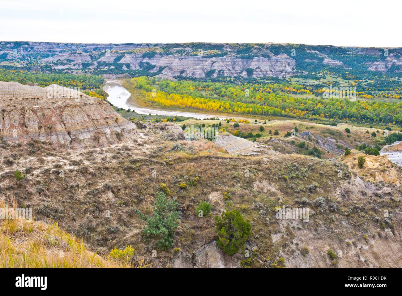 North Dakota, Medora, Theodore Roosevelt National Park, North Unit ...
