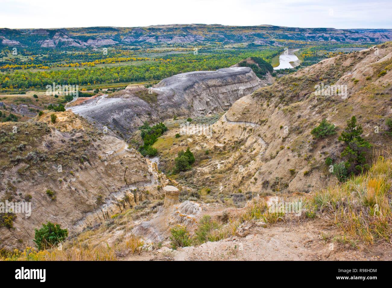 North Dakota, Medora, Theodore Roosevelt National Park, North Unit ...
