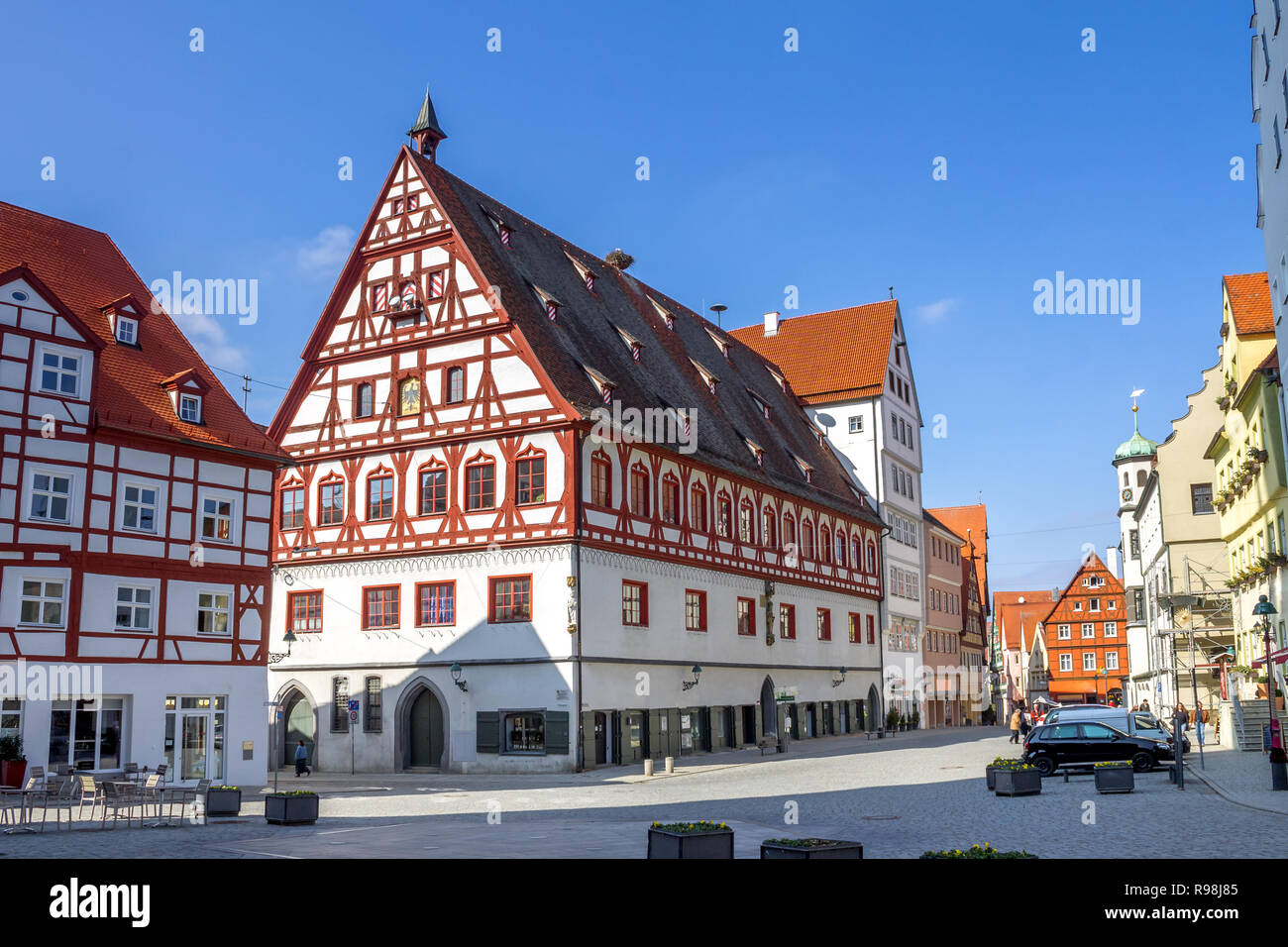 Historical city of Noerdlingen, Germany Stock Photo - Alamy