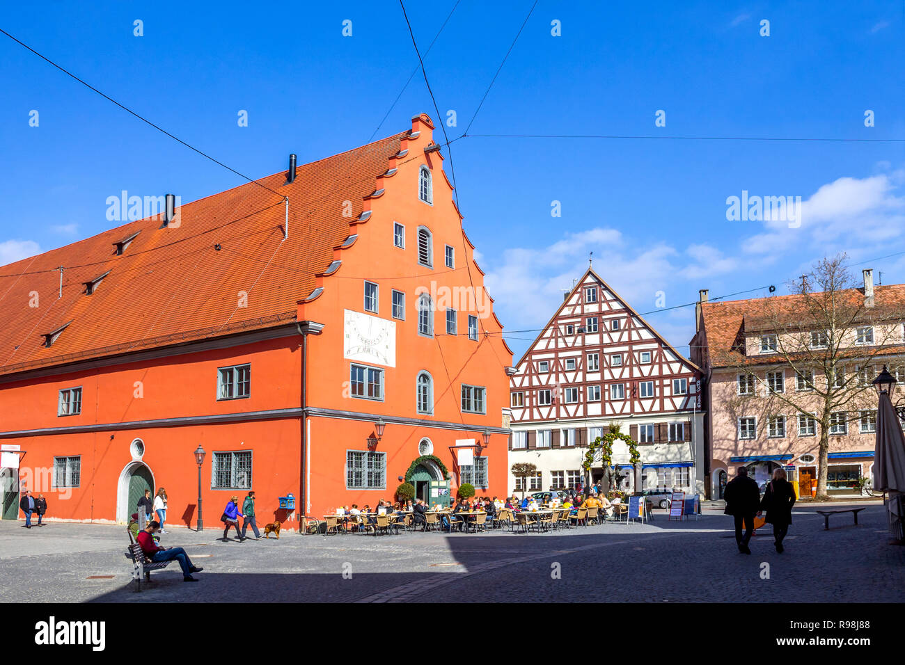 Historical city of Noerdlingen, Germany Stock Photo - Alamy