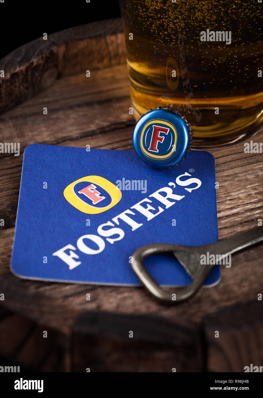 Fosters beer hi-res stock photography and images - Alamy