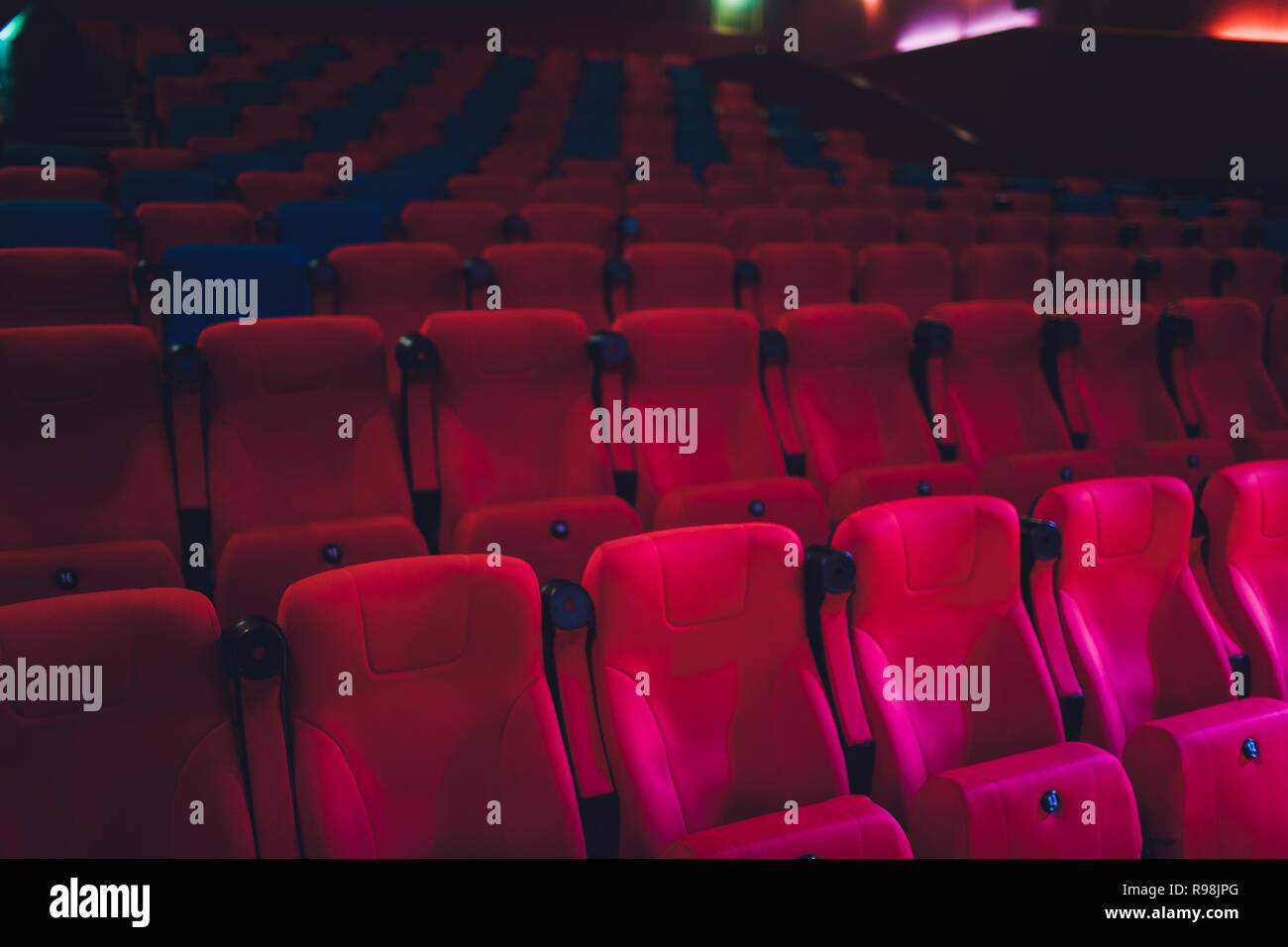 Empty theater auditorium cinema or conference hall Stock Photo - Alamy