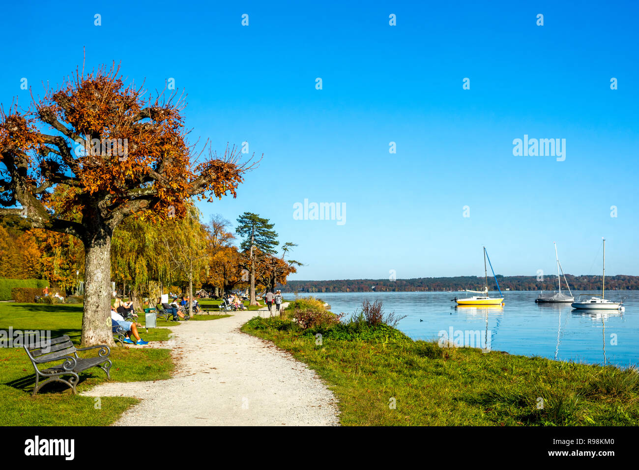 Tutzing, Lake Starnberg, Germany Stock Photo - Alamy