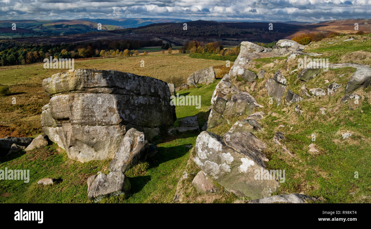 Longshaw Estate, the Peak District, England (2 Stock Photo - Alamy