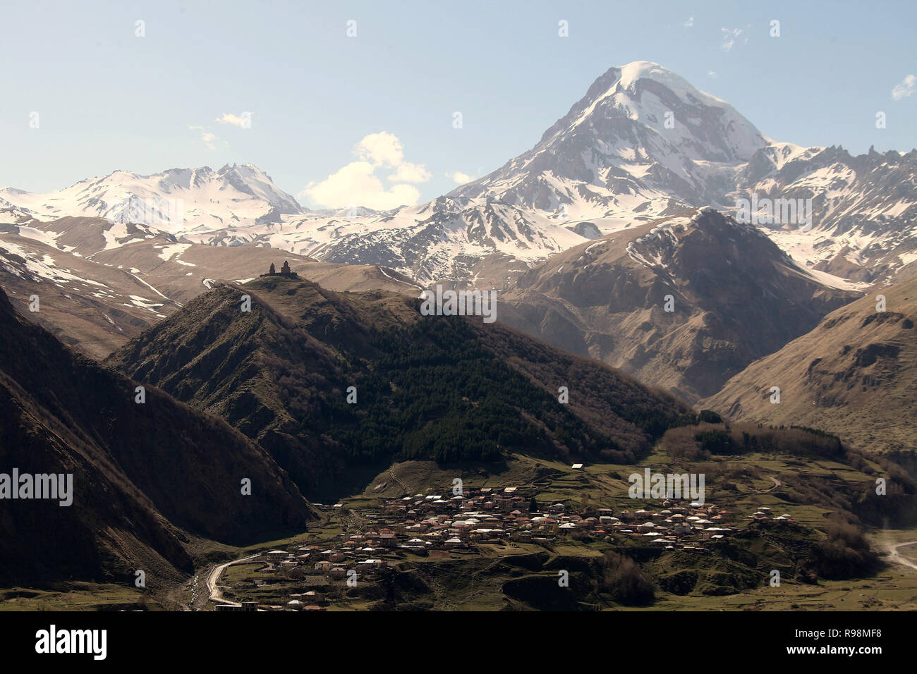Stepantsminda, kazbegi georgia hi-res stock photography and images - Alamy