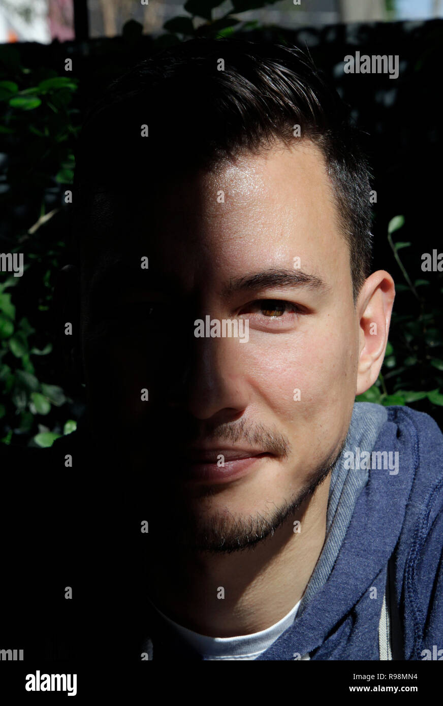 Half shadow face hi-res stock photography and images - Alamy