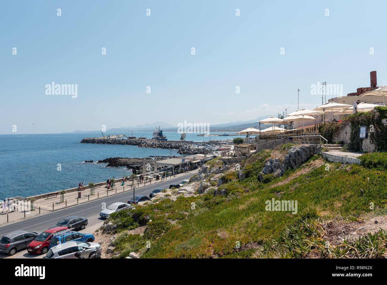 Rethimno bay hi-res stock photography and images - Alamy