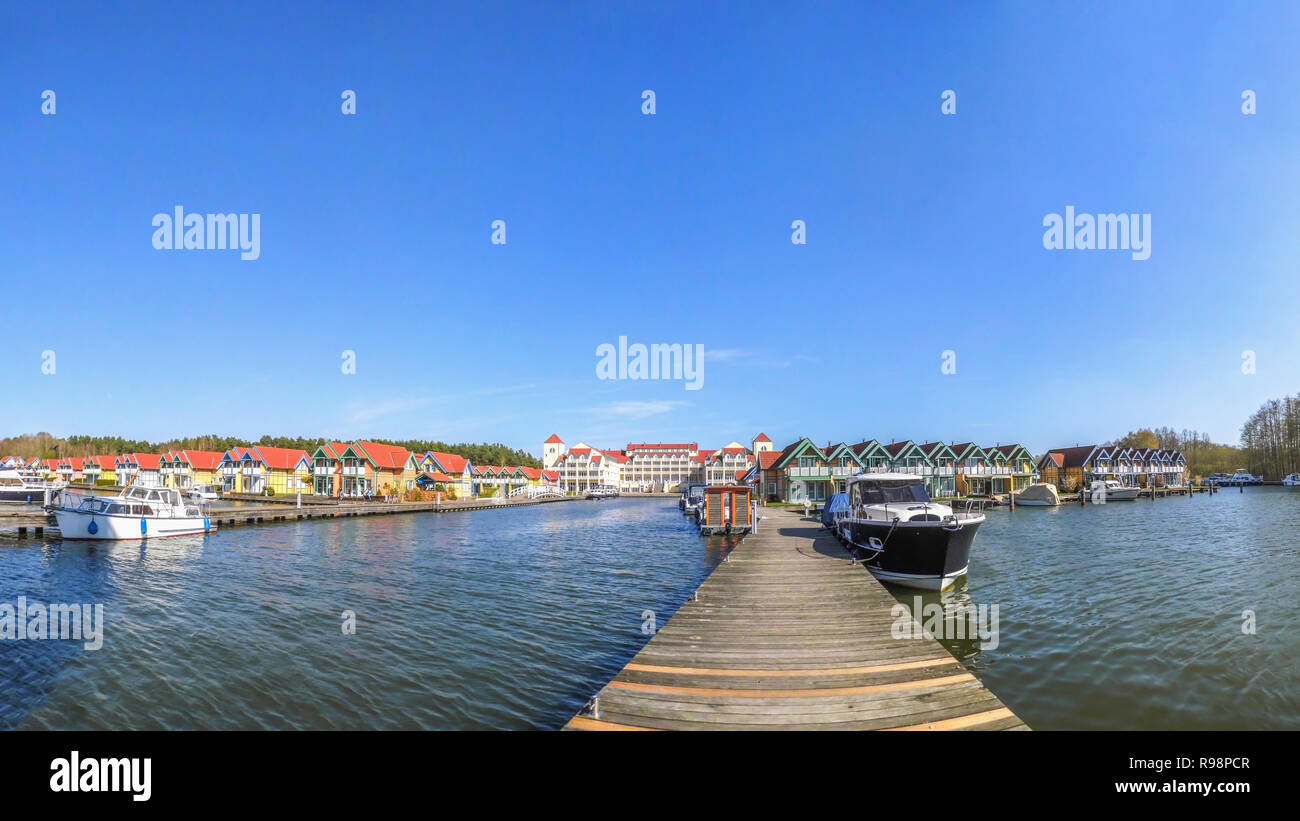 Marina, Rheinsberg, Germany Stock Photo - Alamy