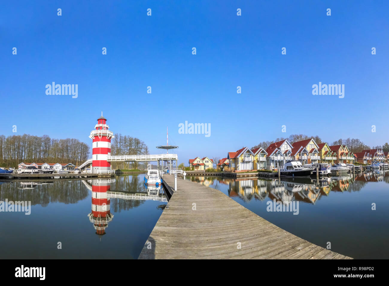 Marina, Rheinsberg, Germany Stock Photo - Alamy