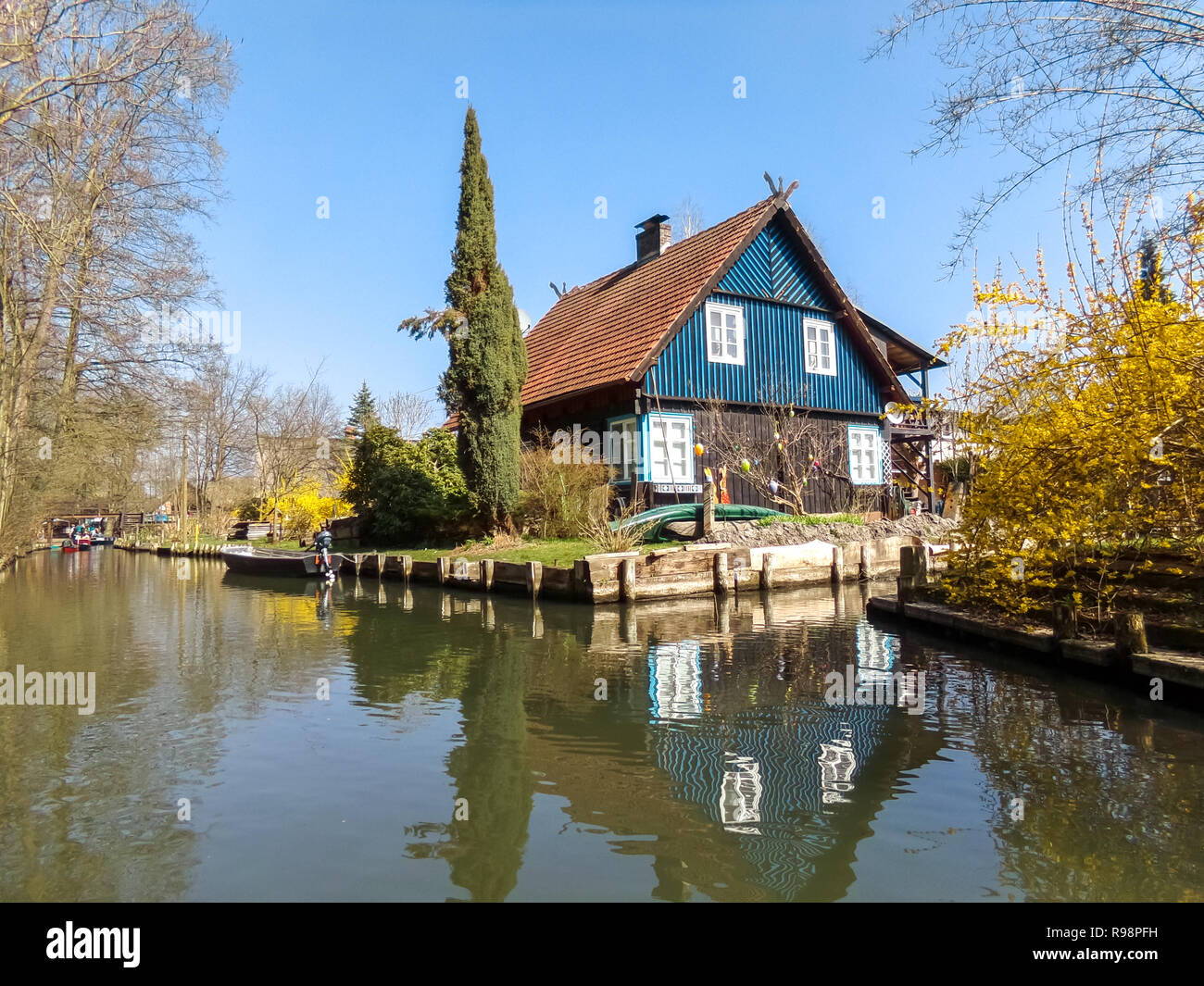 Spreewald, Brandenburg, Luebbenau Stock Photo - Alamy