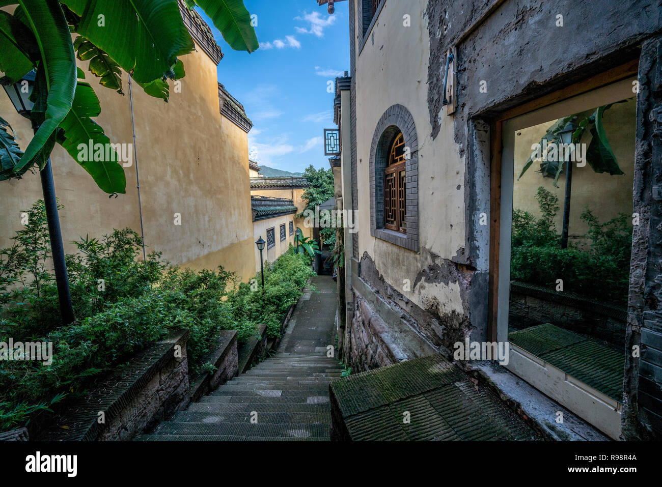 CHONGQING, CHINA - SEPTEMBER 19: Traditional Chinese architecture at ...