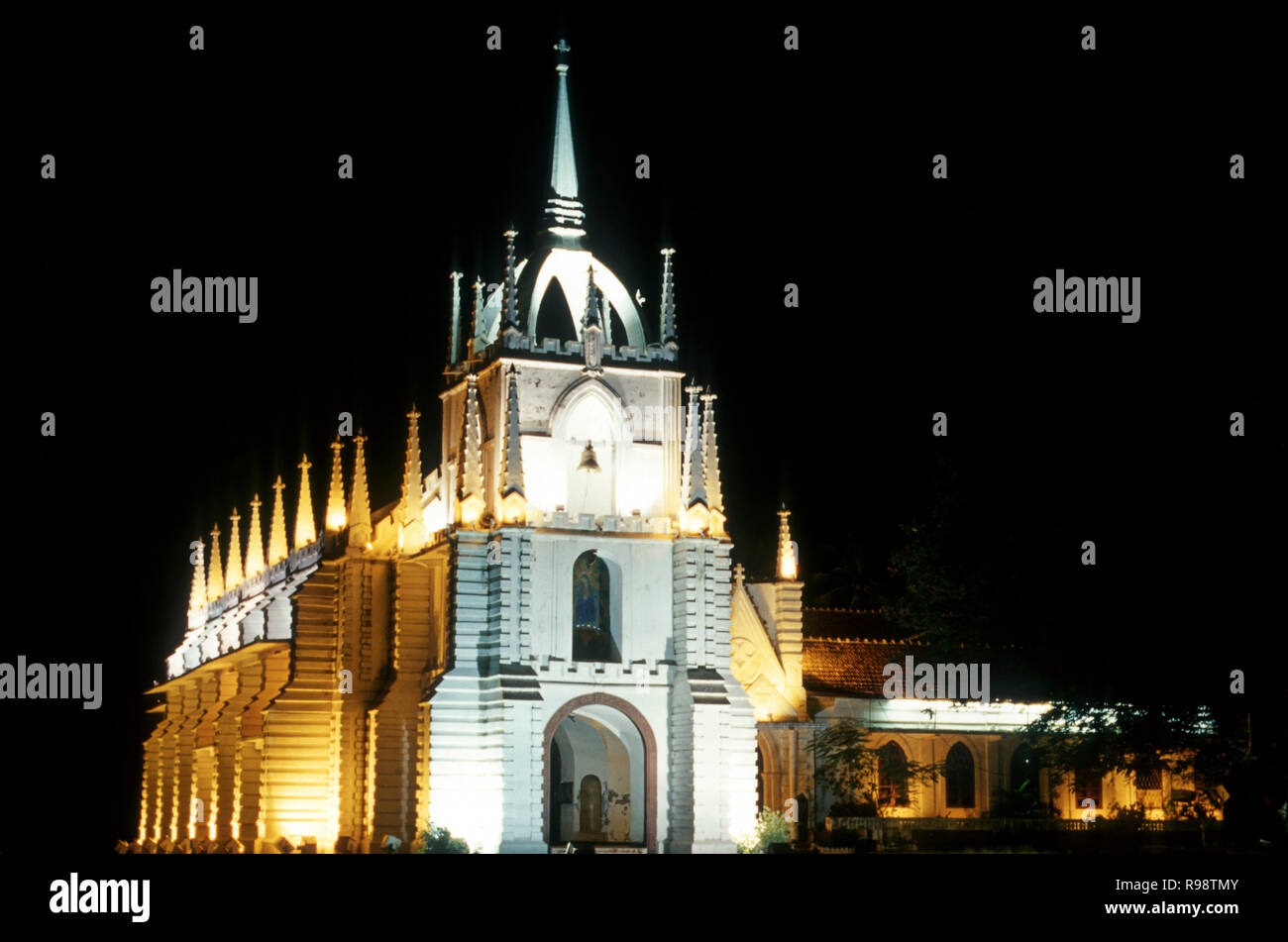 Saligao church, Goa, India Stock Photo - Alamy