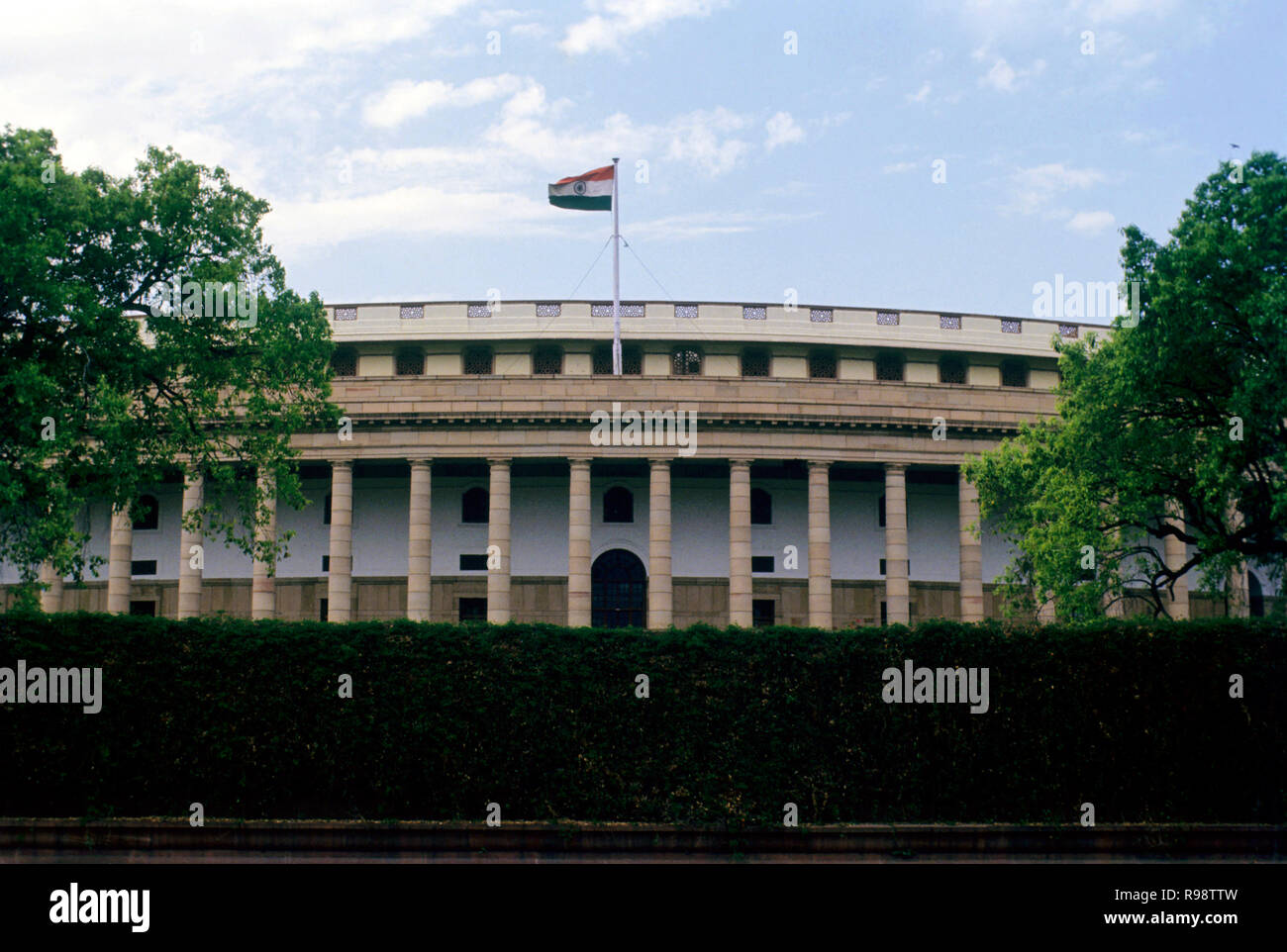 Parliament House Sansad Bhavan Delhi India Indian Stock Photo - Alamy