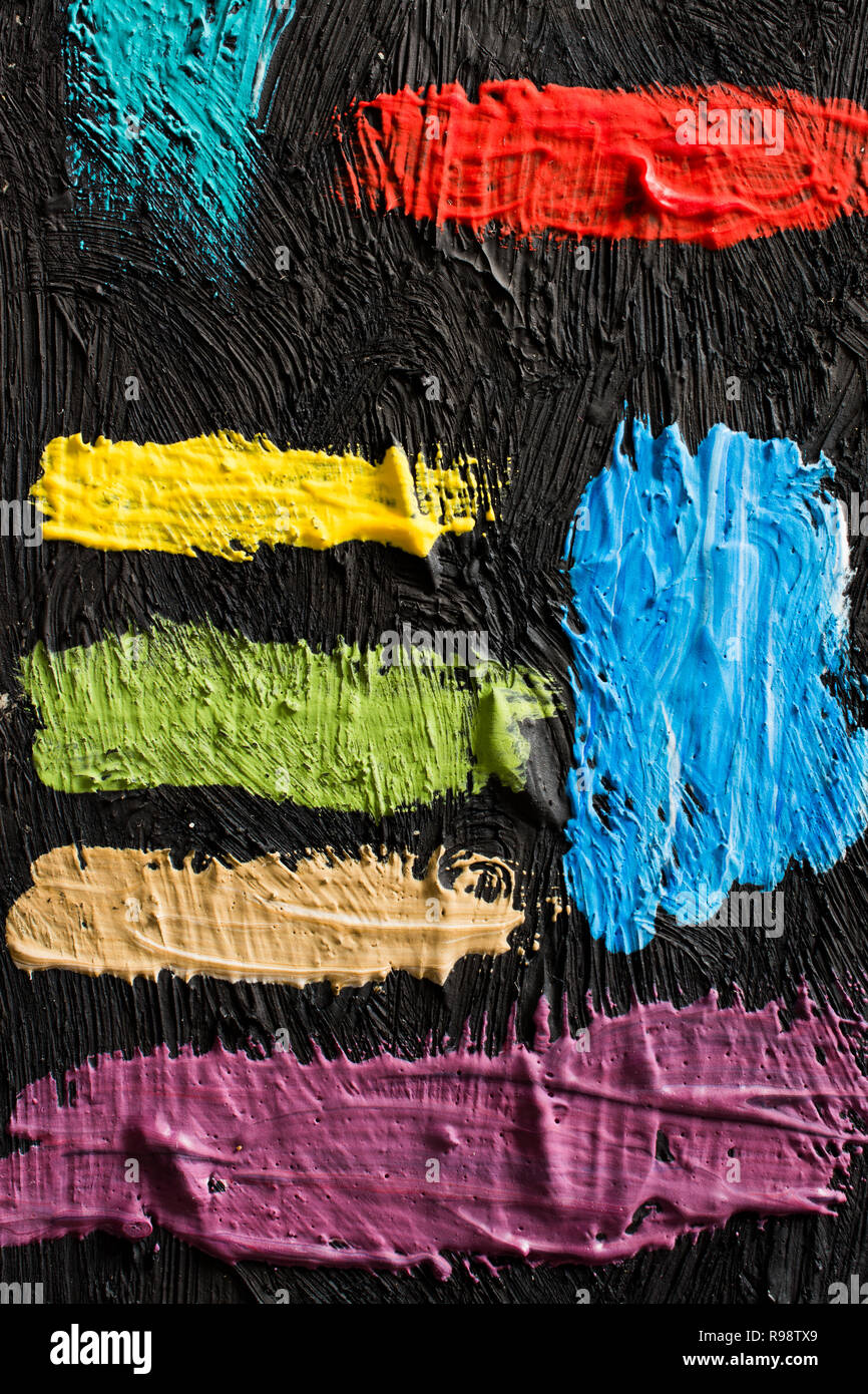 Abstract painting poster. Background for a painter exhibition Stock ...