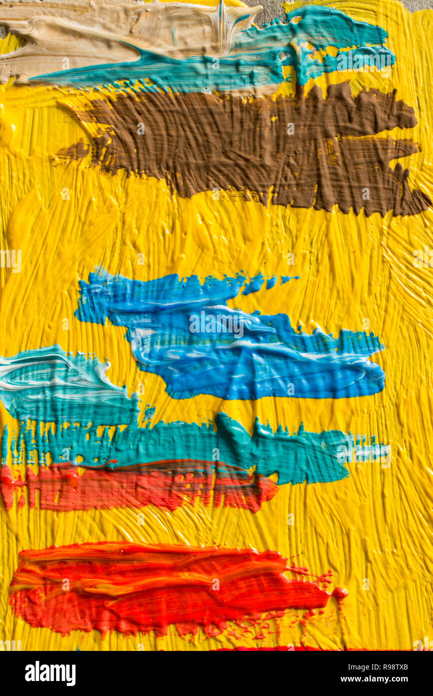 Abstract painting poster. Background for a painter exhibition Stock ...