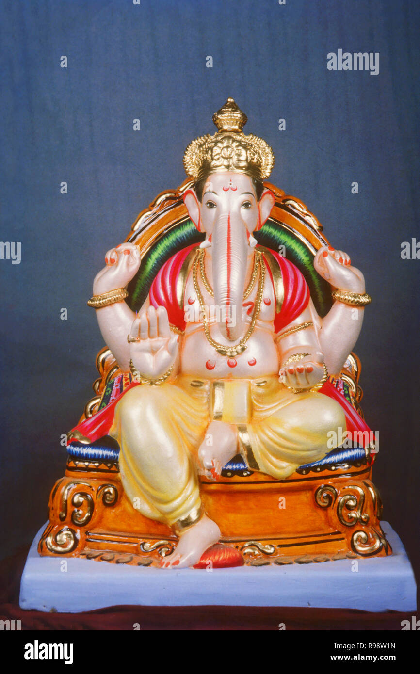 idol of lord ganesh (elephant headed god), Ganesh ganpati Festival ...