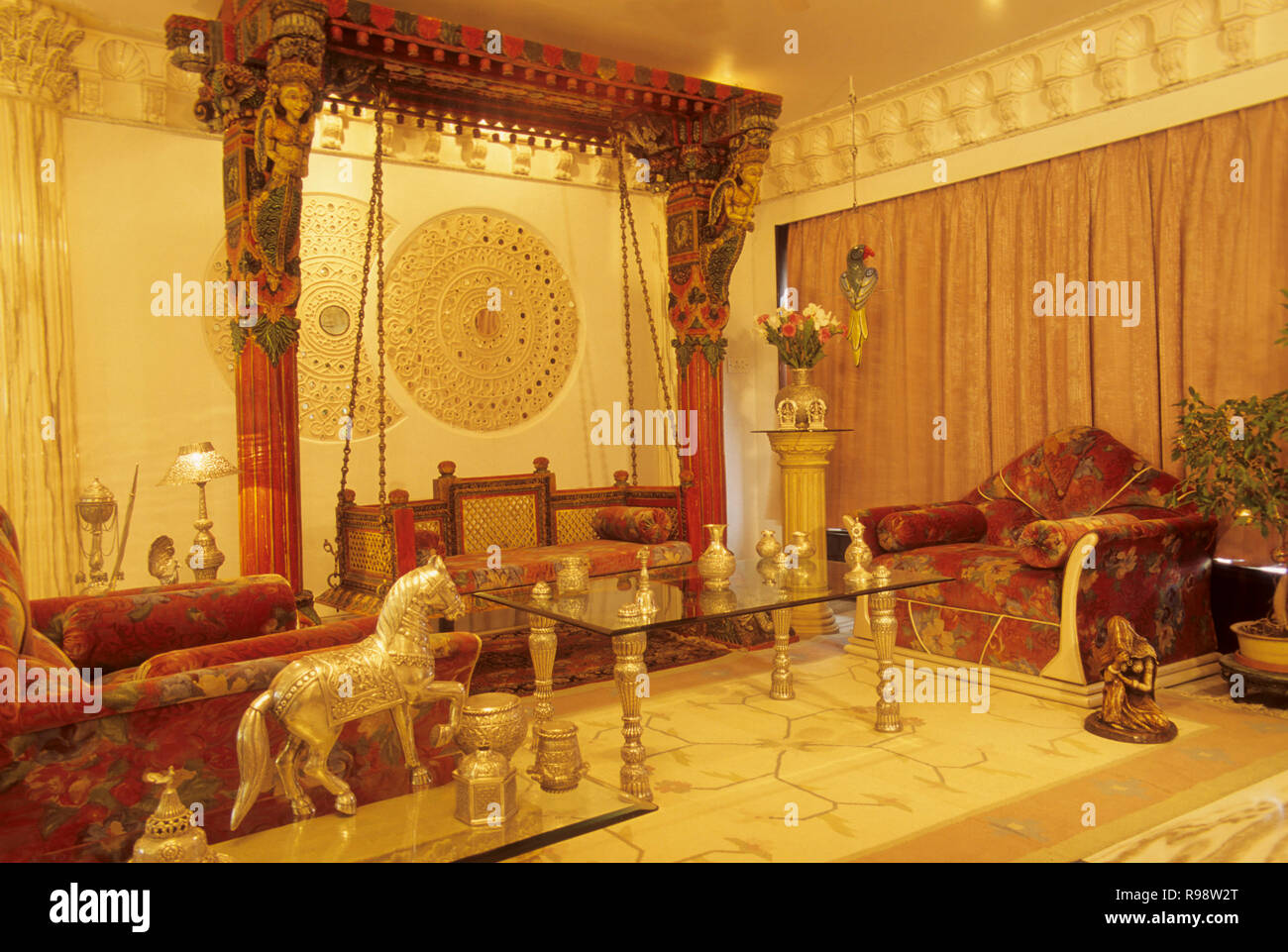 Interior indian living drawing room hi-res stock photography and images ...