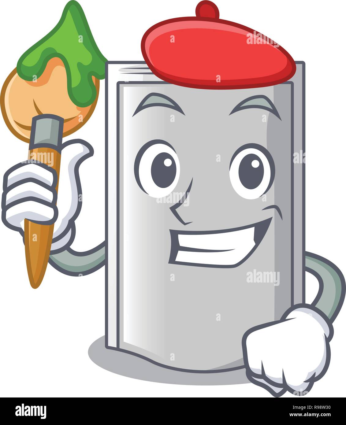 Artist bag packaging food in shape cartoon Stock Vector Image & Art - Alamy