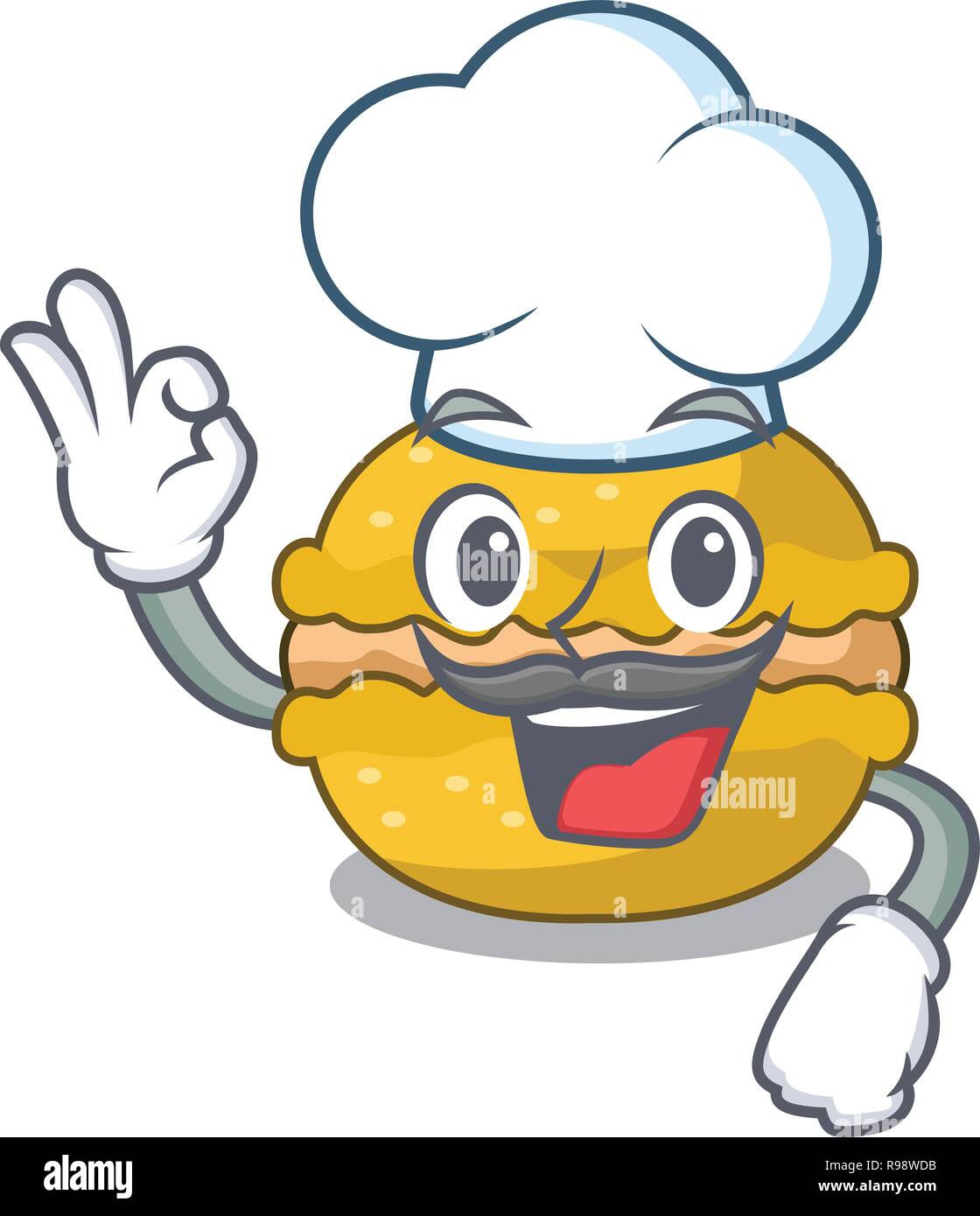 Cartoon lemon cake confectionery Cut Out Stock Images & Pictures - Alamy