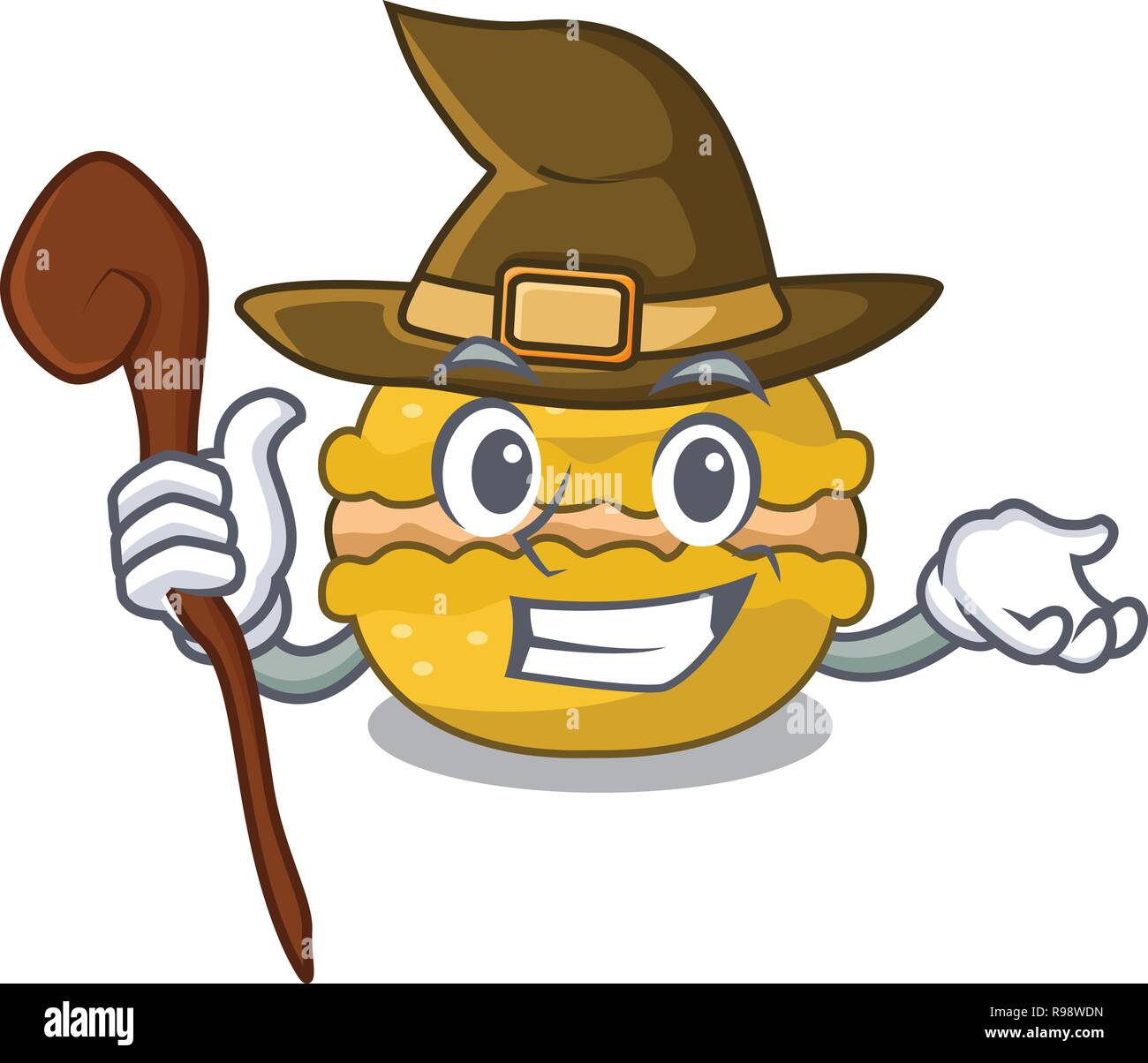 Almond banana cake Stock Vector Images - Alamy