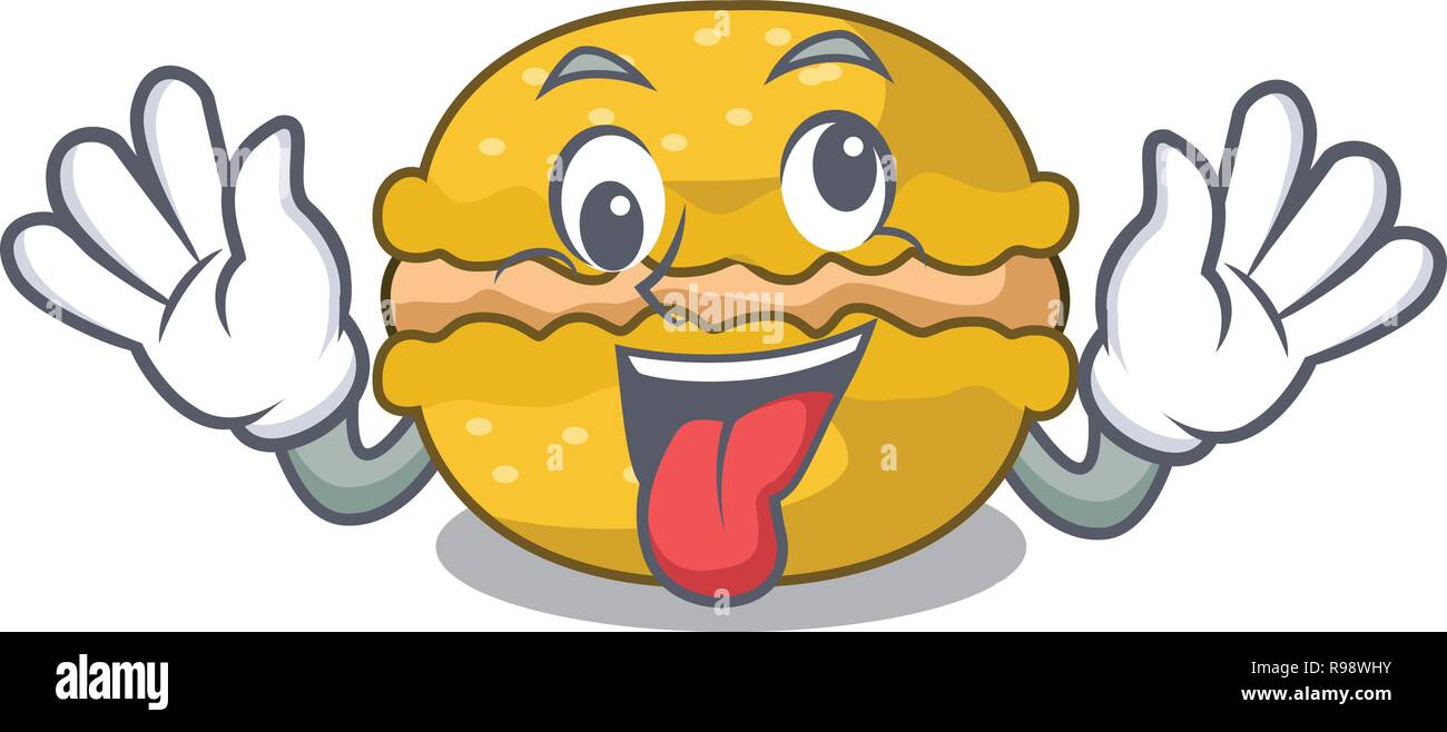 Crazy macarons banana in shape a cartoon Stock Vector Image & Art - Alamy