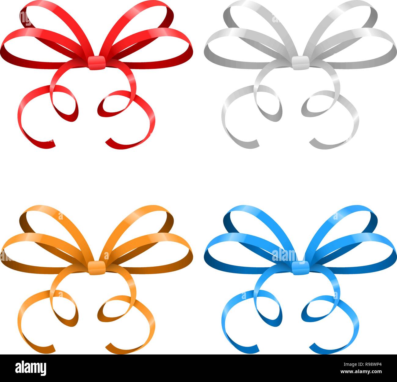 Thin golden ribbon Stock Vector Images - Alamy