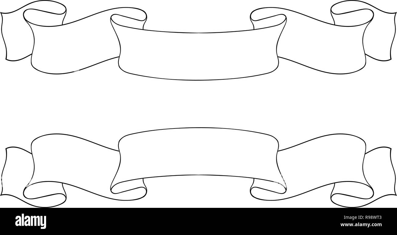 Outline frame swirl Stock Vector Images - Alamy