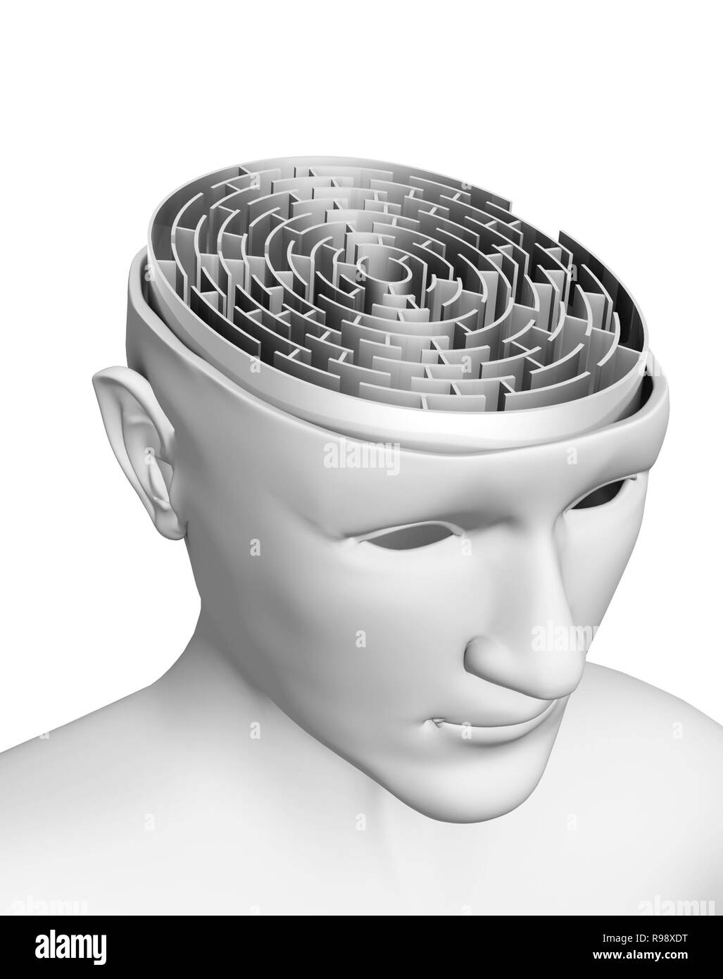 Memories brain Black and White Stock Photos & Images - Alamy