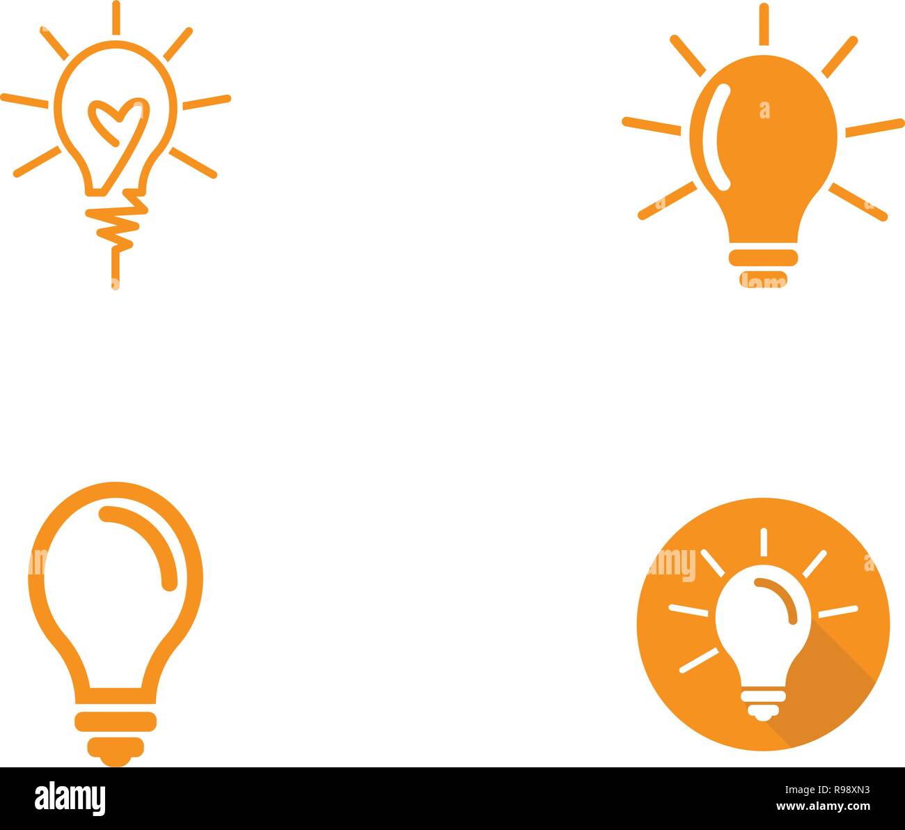 light bulb symbol vector design illustration Stock Vector Image & Art ...