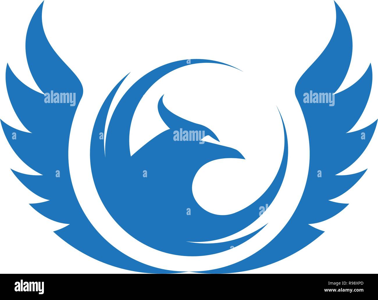 Logo falcon hi-res stock photography and images - Alamy