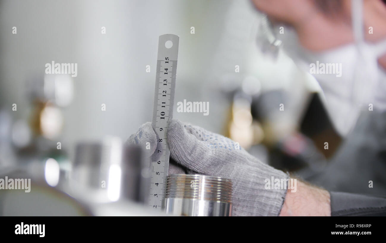 Metallic Ruler High Resolution Stock Photography and Images - Alamy