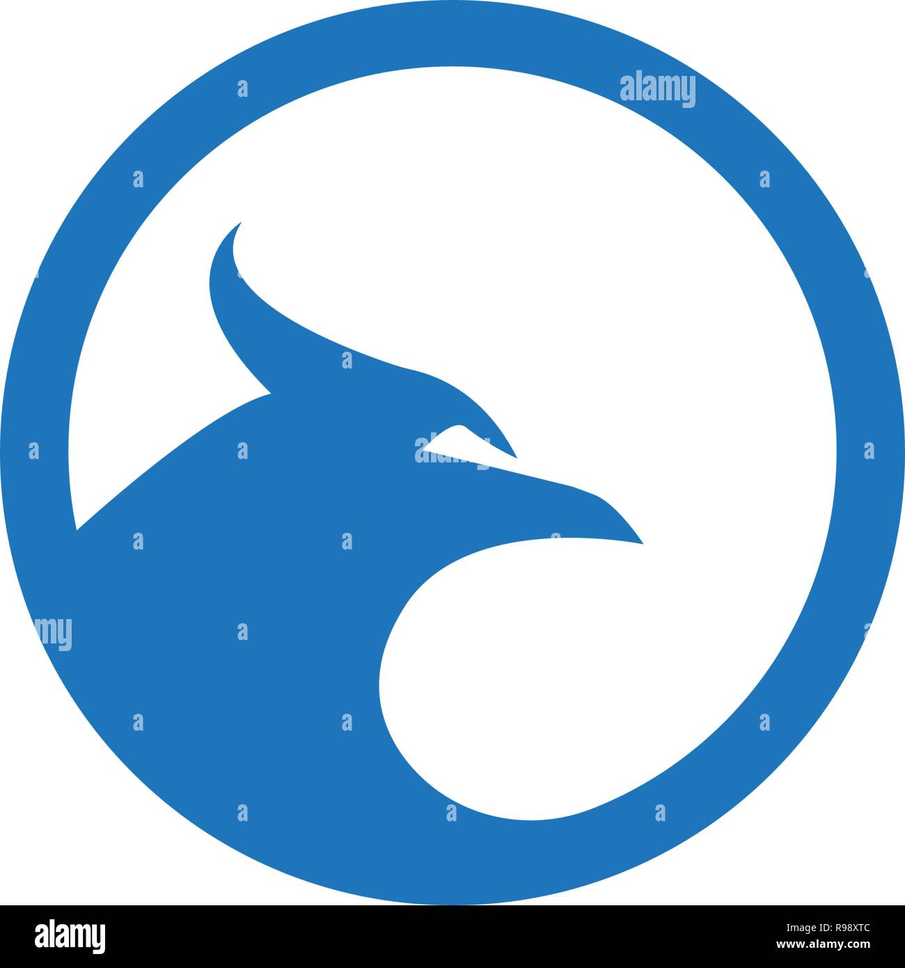 Falcon Logo Template vector illustration design Stock Vector Image ...